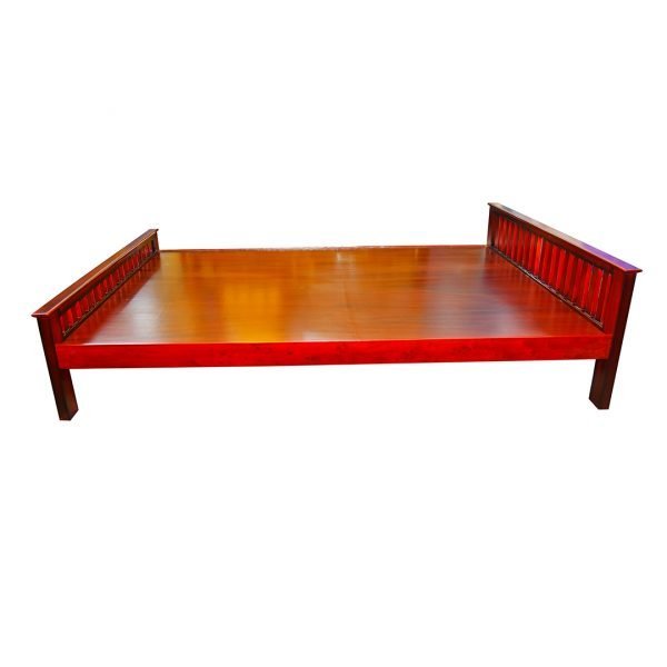 Low height wooden cot - Sri Ganesan Furniture