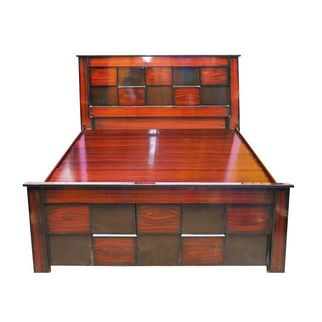 Wooden Cot with Queen size Model - Sri Ganesan Furniture