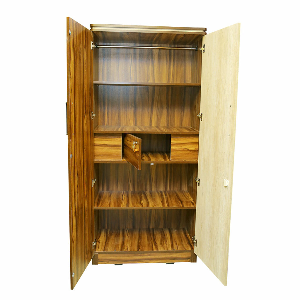 Double Colour Wardrobe Almirah - Sri Ganesan Furniture