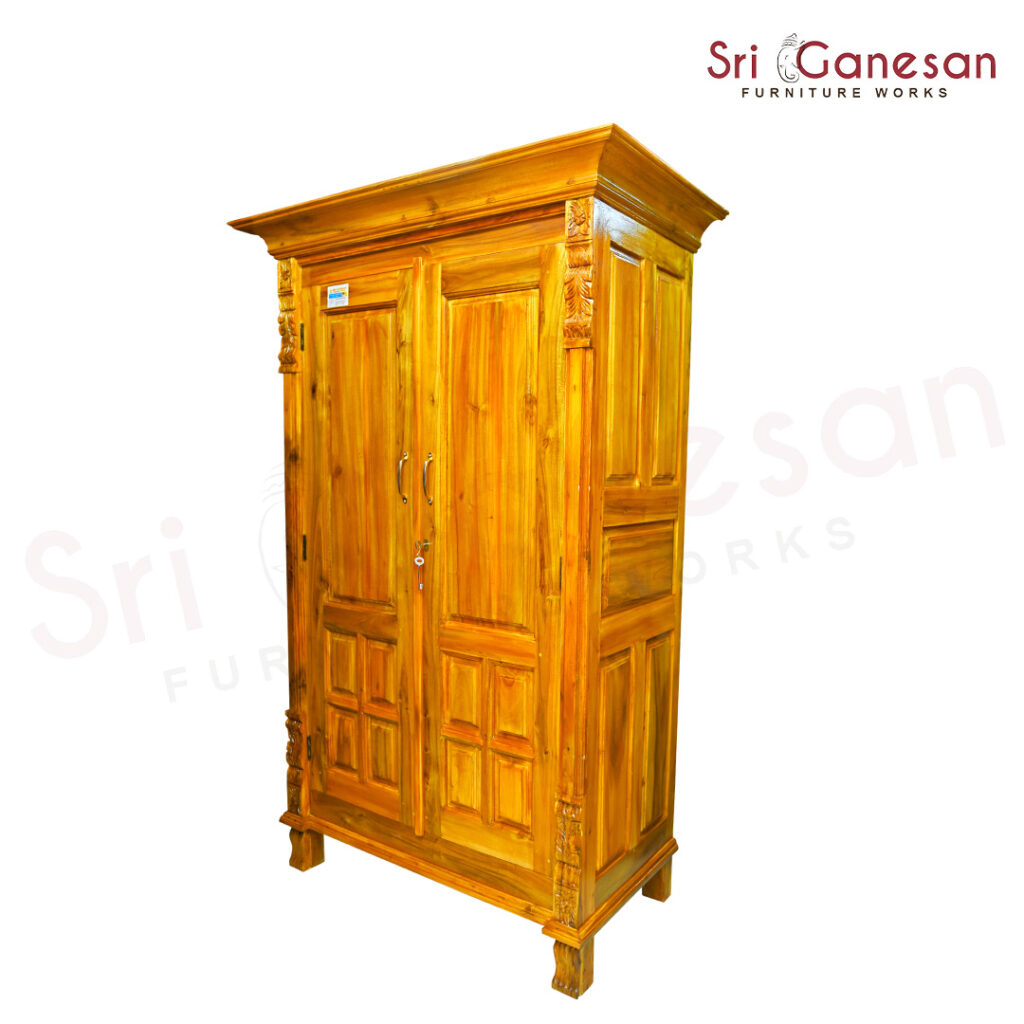 Wooden Almirah | Home Decor Furnitures - Sri Ganesan Furniture