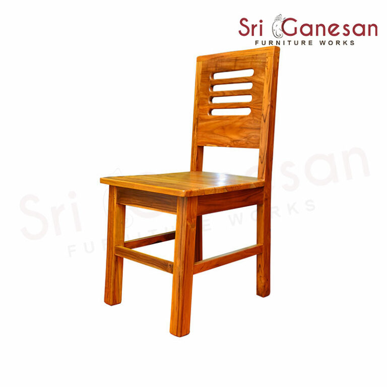 Six Seater Nigerian Teakwood Dining Table - Sri Ganesan Furniture